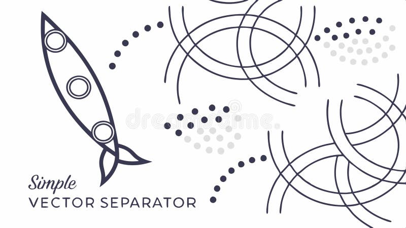 Halftone Vector Separator, Dotted Line Design, Graphic Element Design ...