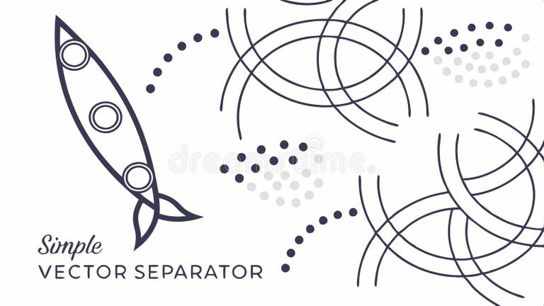 Halftone Vector Separator, Dotted Line Design, Graphic Element Design ...
