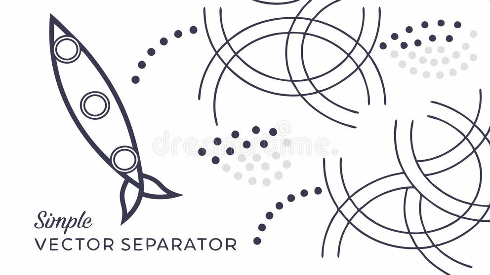 Halftone Vector Separator, Dotted Line Design, Graphic Element Design ...