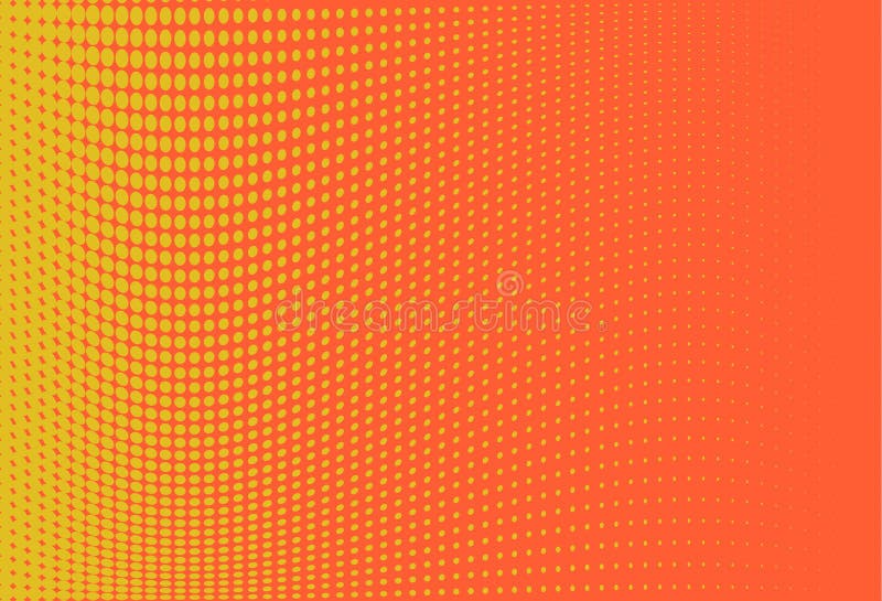 Halftone Wavy Background. Digital Gradient. Dotted Pattern with Circles ...
