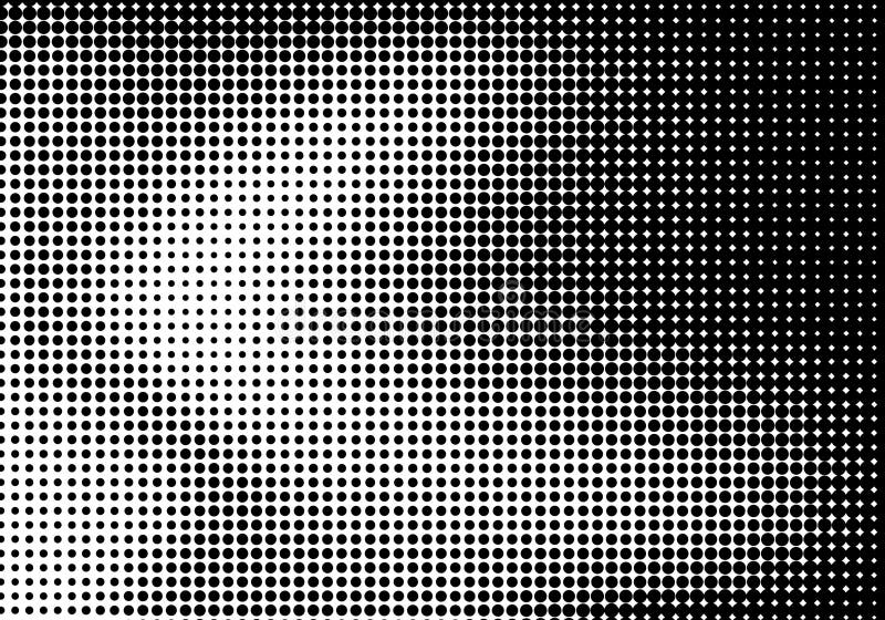 Halftone Wavy Circle Gradient Vector Illustration Background for ...