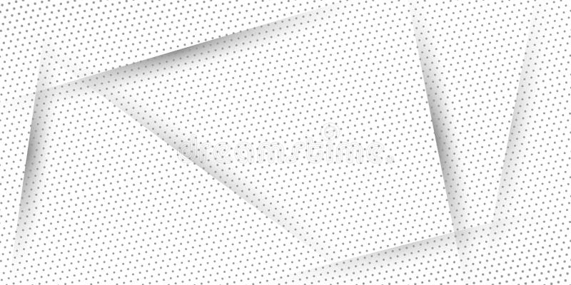 Halftone White & Grey Background. Vector Design Concept Stock Vector ...