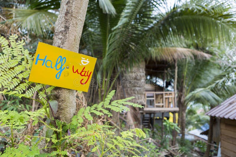 Halfway Sign Tree Stock Photos - Free & Royalty-Free Stock Photos from ...