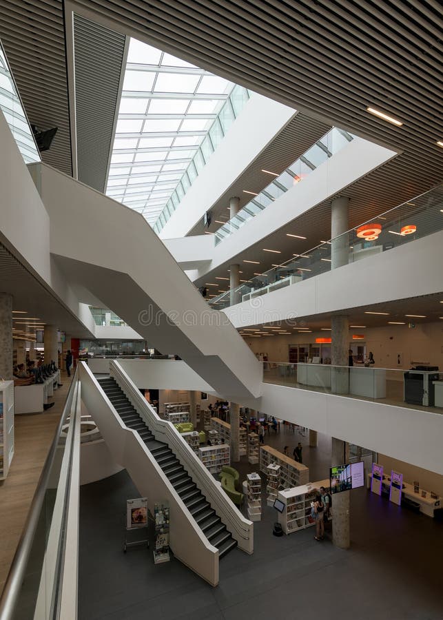 Halifax Central Library editorial image. Image of contemporary - 123894405