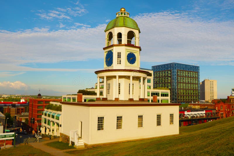 Halifax Clock Tower stock image. Image of white, blue - 3562057
