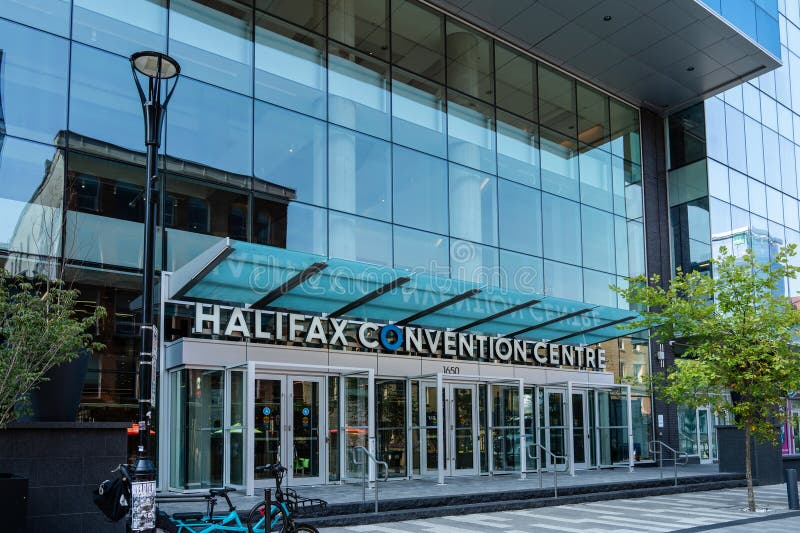 Halifax Convention Center Facade and Entry Editorial Photo - Image of ...