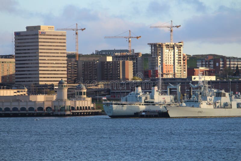 Halifax Harbor, NS - View of the Harbor Front Editorial Stock Photo ...