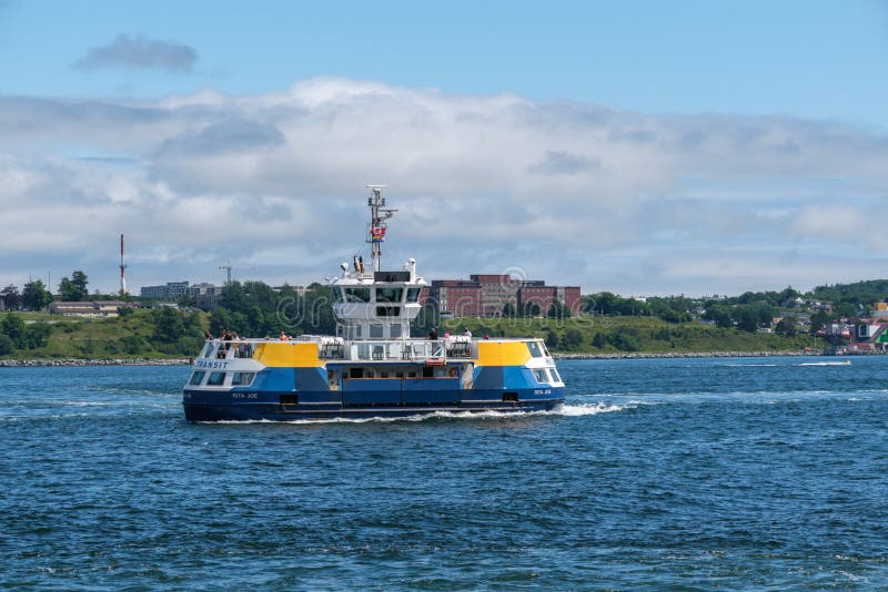 Halifax Transit Ferry Going from Dartmouth To Halifax Editorial Stock ...