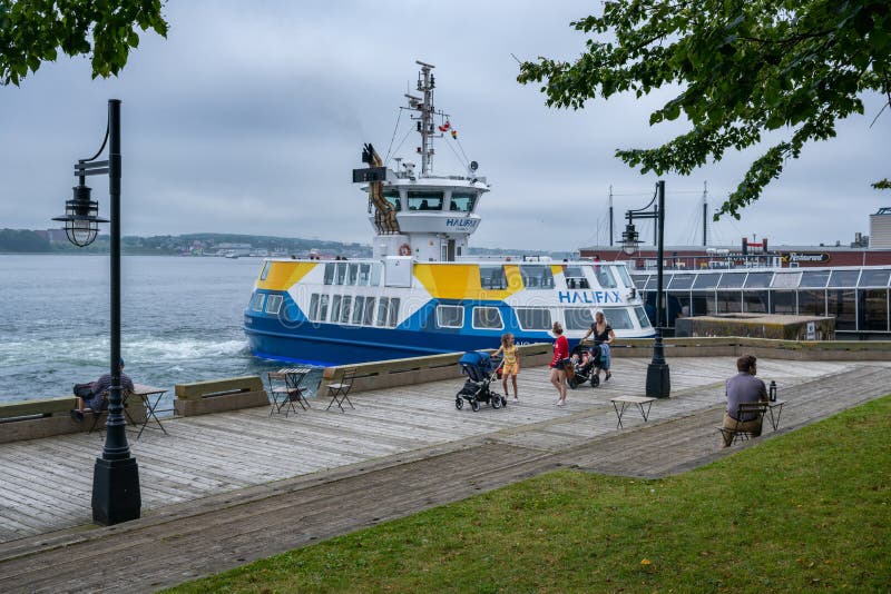 Halifax Transit Ferry at the Ferry Terminal Editorial Photography ...