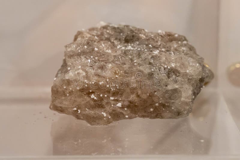 Halite Collection Stone on Display Selective Focus Stock Image - Image ...