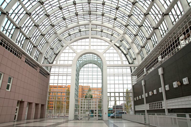 Toronto Atrium stock photo. Image of walking, truss, smooth - 1815660
