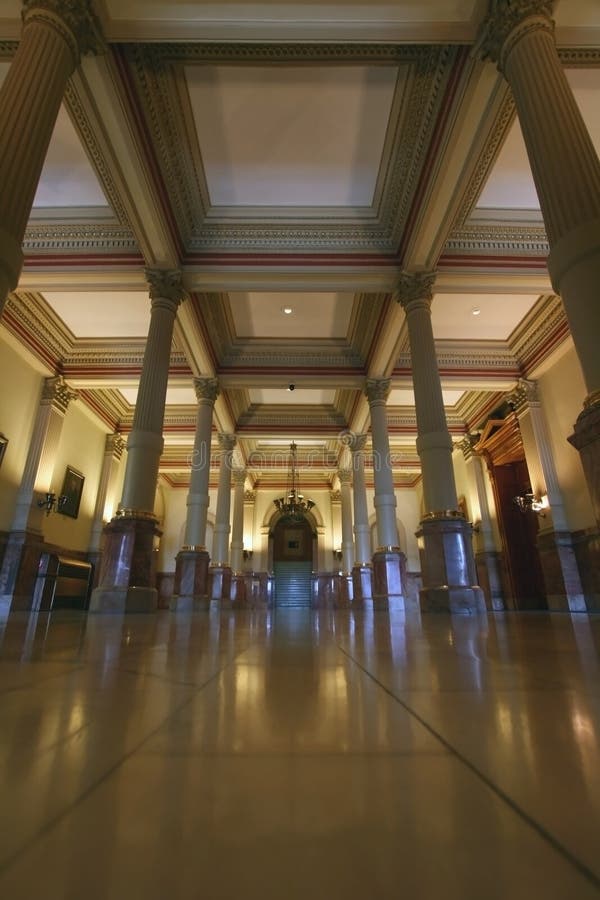 The Hall stock photo. Image of wide, capitol, tile, interior - 5700852