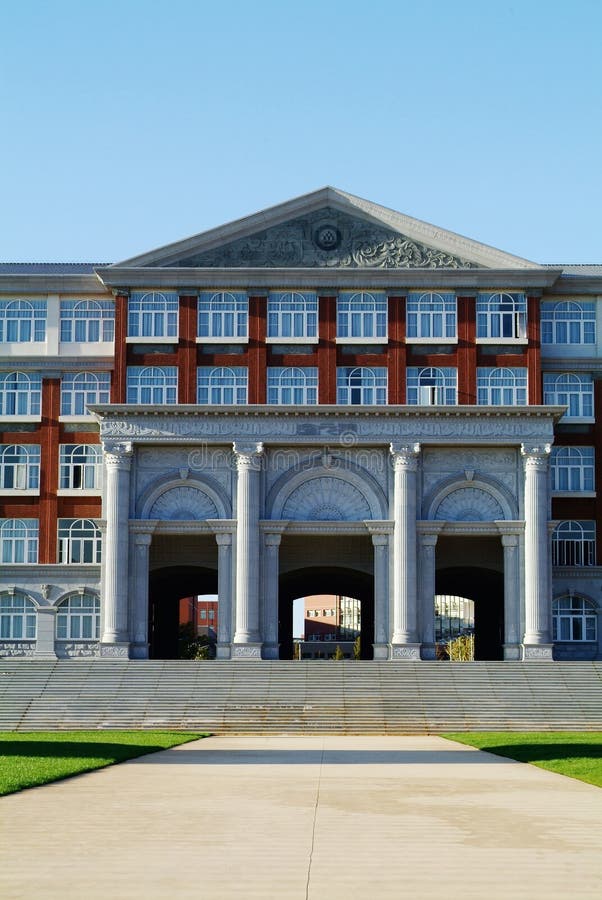 Hall building in college stock image. Image of academic - 63035809