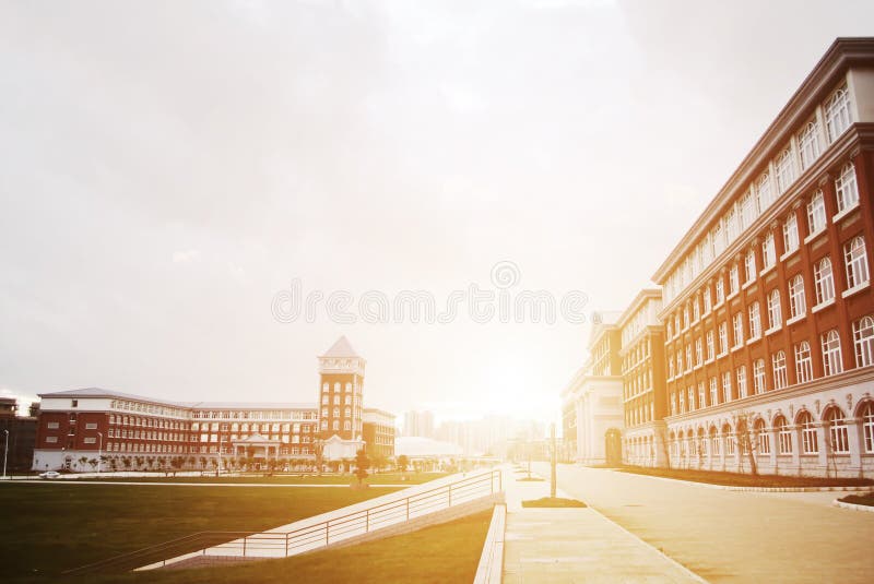 Hall building in college stock photo. Image of college - 63035878