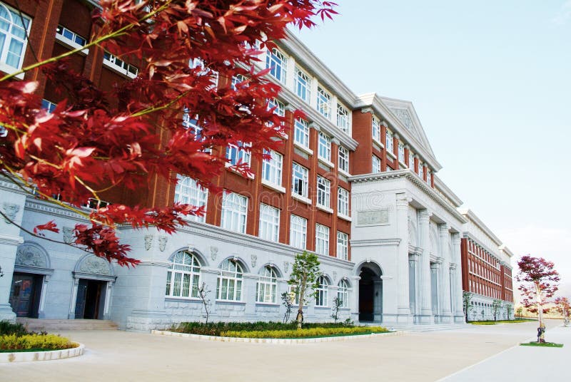 Hall building in college stock photo. Image of academia - 63035900