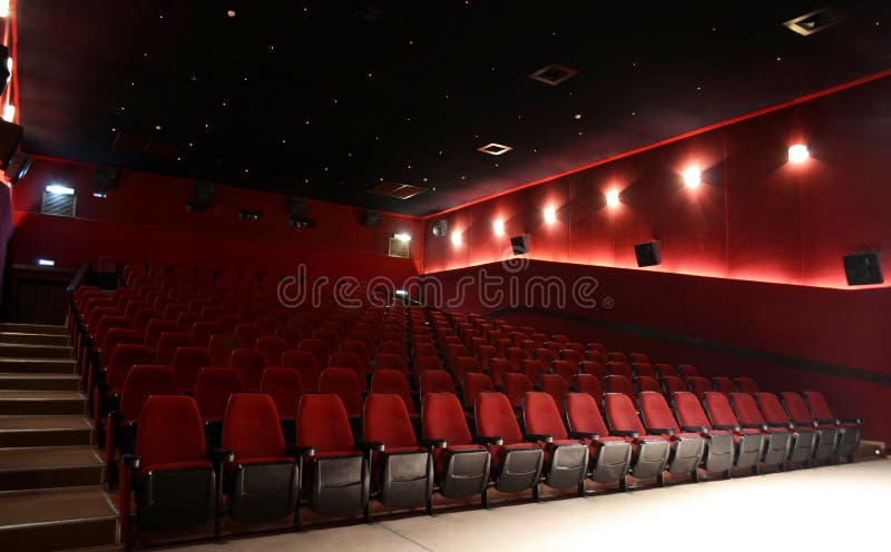 Hall of a Cinema stock photo. Image of rows, lecture - 32977040