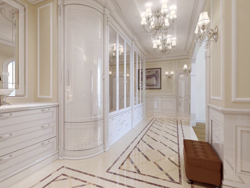 Hall classic style stock image. Image of chest, glossy - 48276119