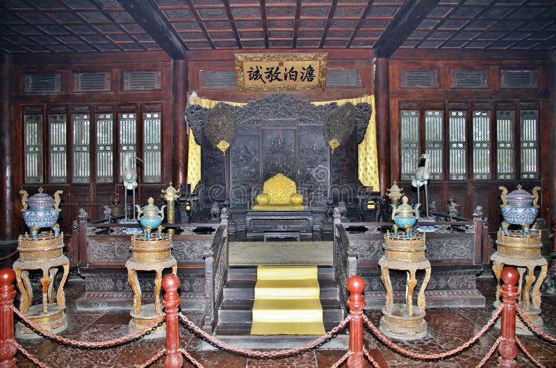 Hall of Dan Bo Jin Cheng editorial stock image. Image of emperor - 43108869
