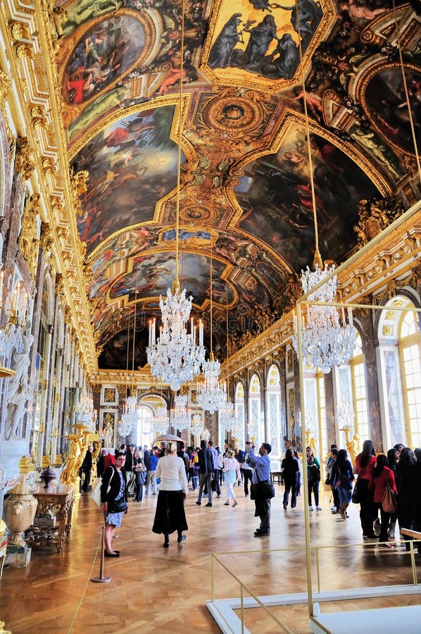 Fassade des Versailles stockbild. Bild von versailles - 20878749