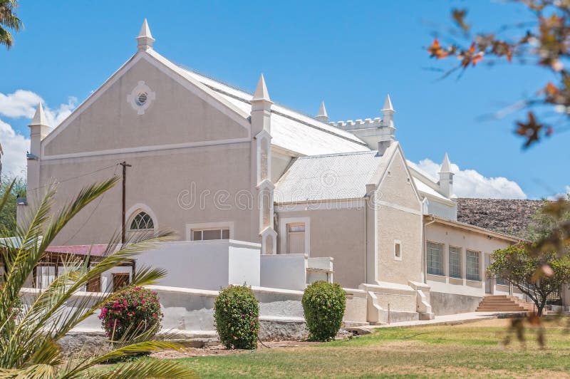 Hall, Dutch Reformed Church, Prince Albert Stock Image - Image of ...