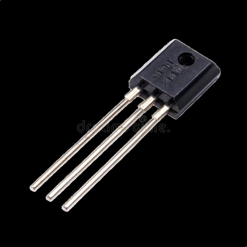 Hall Effect Magnetic Sensor Isolated on White Background with ...