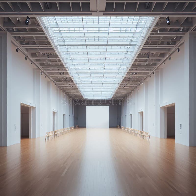 Hall Empty for Exhibition. Created with Generative AI Stock ...