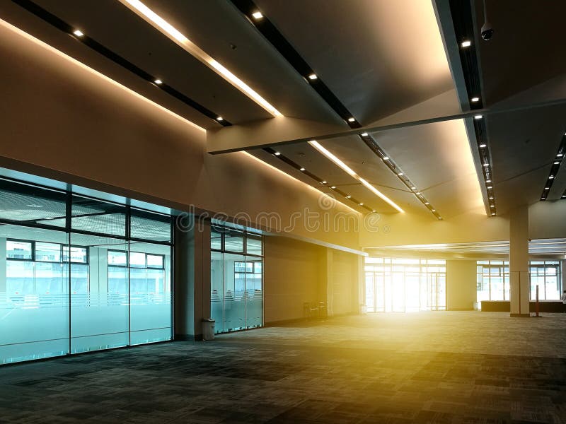 Hall In The Exhibition Hall Linking Between The Seminar Building Stock ...