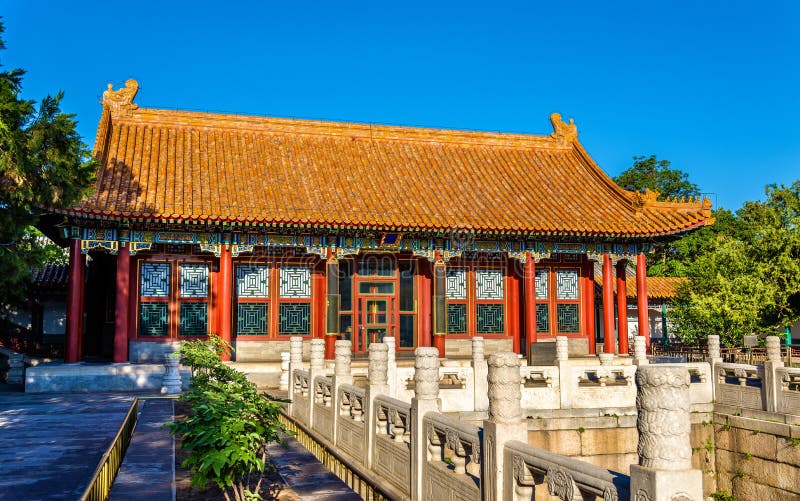 The Hall of Finest Jade at Summer Palace in Beijing Stock Photo - Image ...