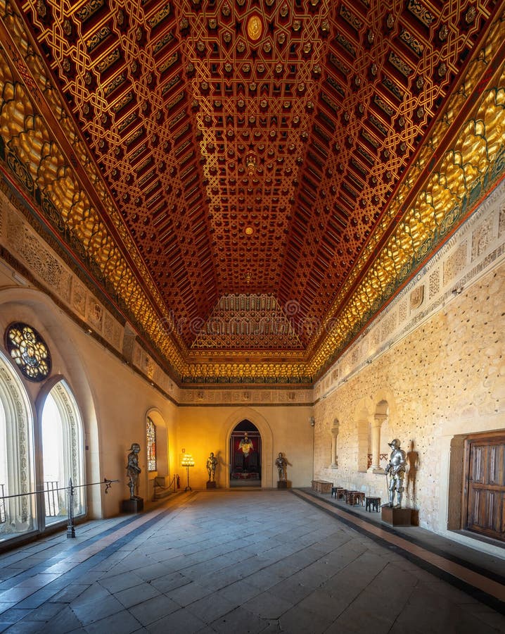 Hall of the Galley at Alcazar of Segovia Interior - Segovia, Spain ...
