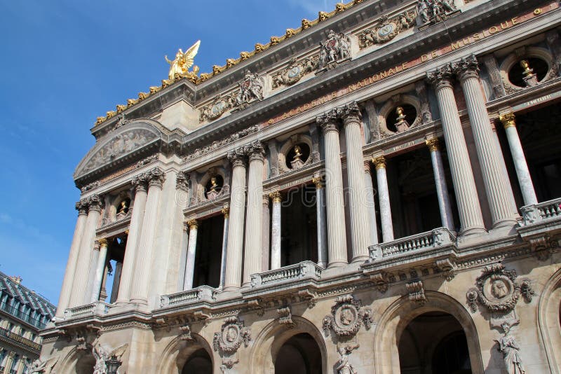 Hall (garnier Opera) in Paris - France Stock Photo - Image of facade ...