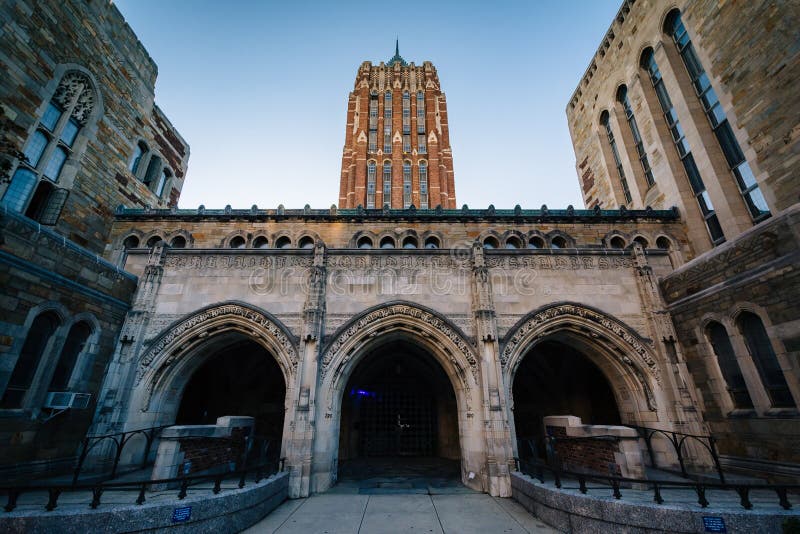 The Hall of Graduate Studies, on the Campus of Yale University, Stock ...