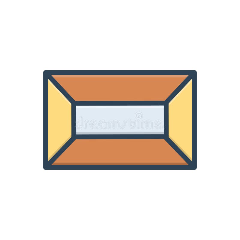 Color Illustration Icon for Hall, Construction and Architecture Stock ...