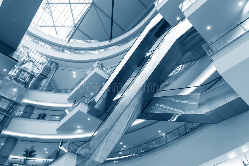 The hall inside stock photo. Image of blue, inside, modern - 40572350