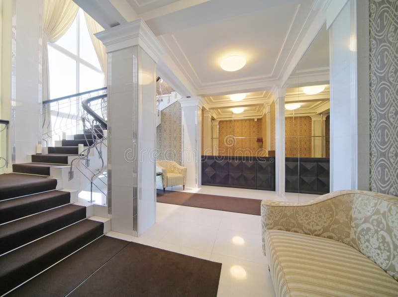 Hall interior stock image. Image of arranging, family - 2240183