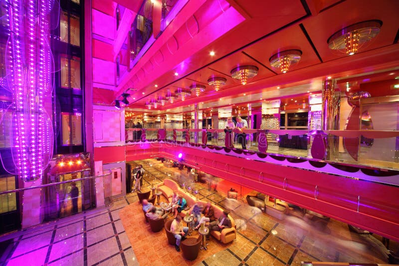 Hall In Newest Costa Cruise Ship Editorial Image - Image of scene ...