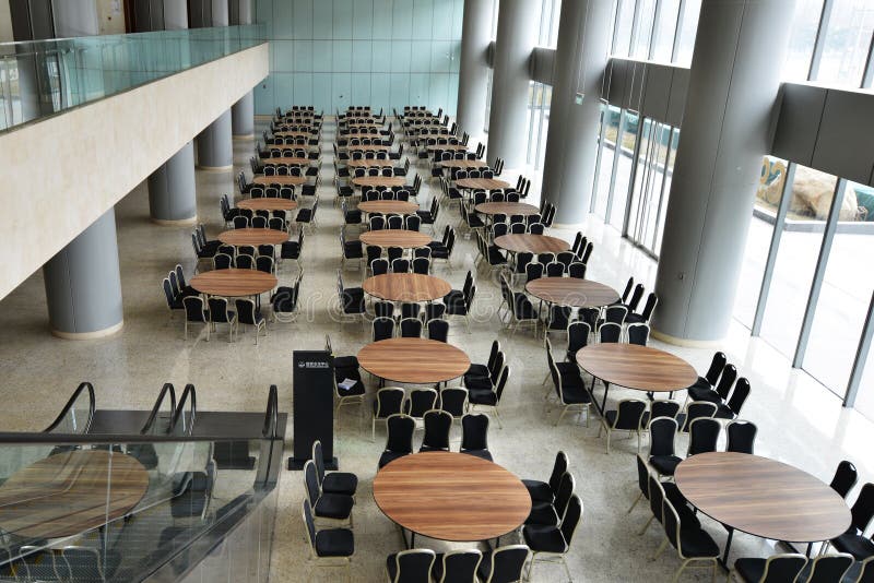 Hall with many table stock image. Image of table, desk - 30254551