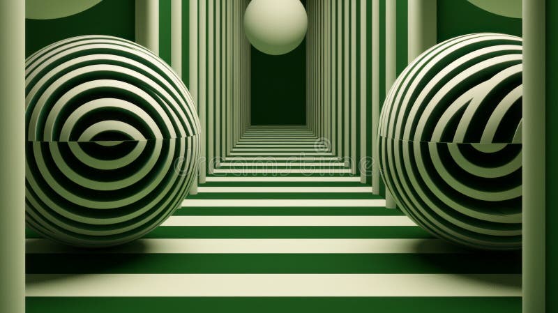 Hall of Mirrors Green: a Modern Surrealist Exploration of Three ...