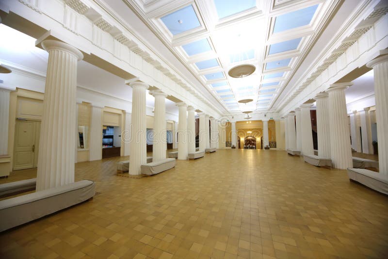 Hall in the Moscow Tchaikovsky Conservatory Editorial Photography ...