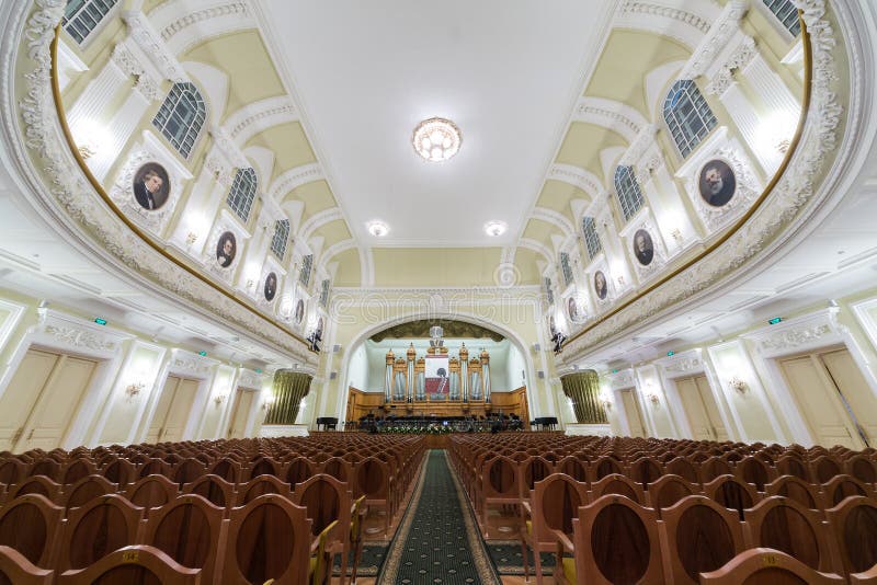 Hall of the Moscow Tchaikovsky Conservatory Editorial Photography ...