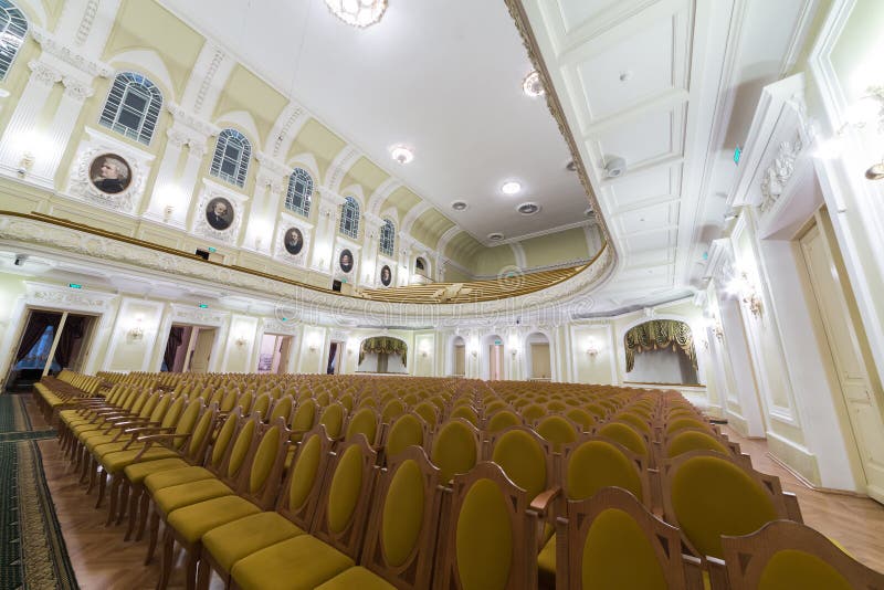 Hall of the Moscow Tchaikovsky Conservatory Editorial Stock Photo ...