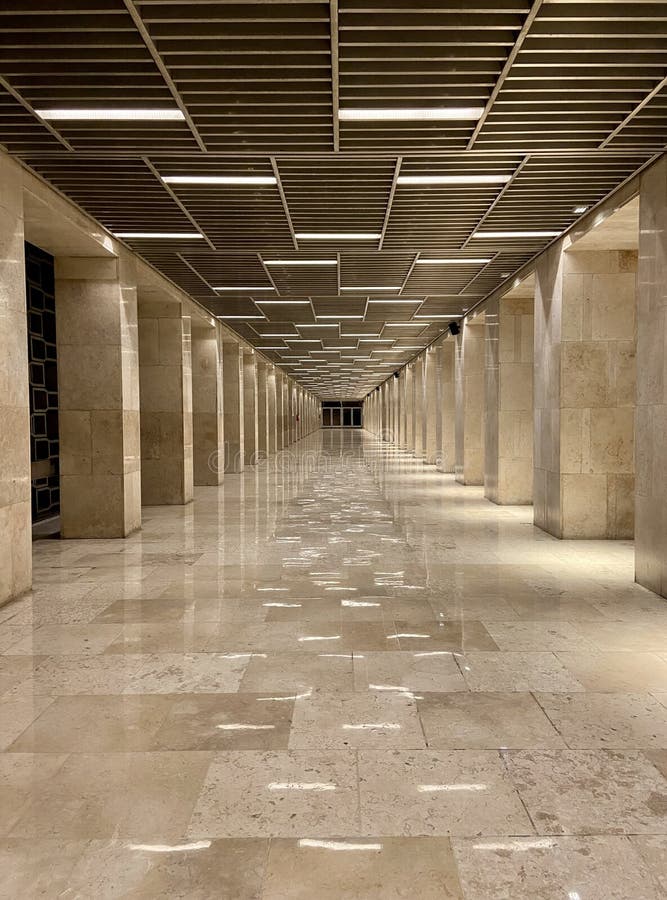 The Hall of the Mosque Used for Praying Looks Neat, Peaceful and ...