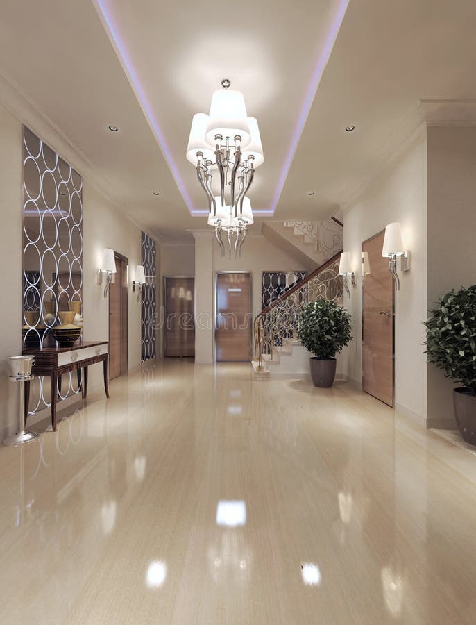 Hall neoclassical style stock photo. Image of gray, chrome - 48275700