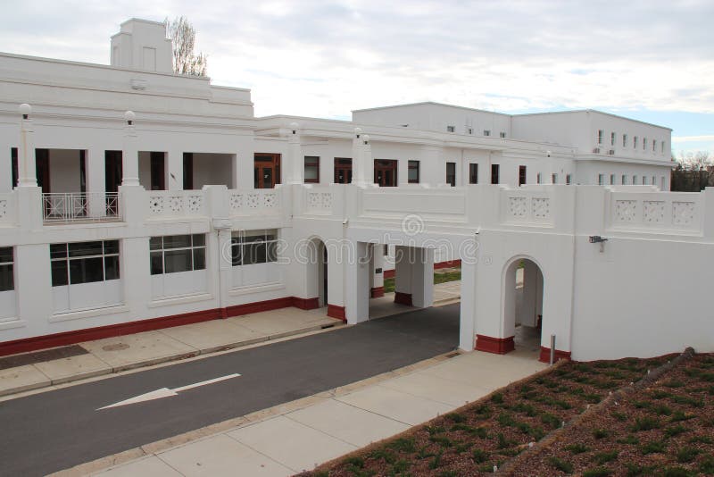 Hall (old Parliament House) in Canberra - Australia Stock Image - Image ...