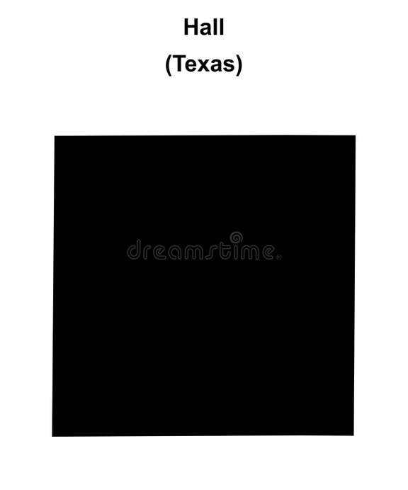 Hall outline map stock vector. Illustration of silhouette - 361791674