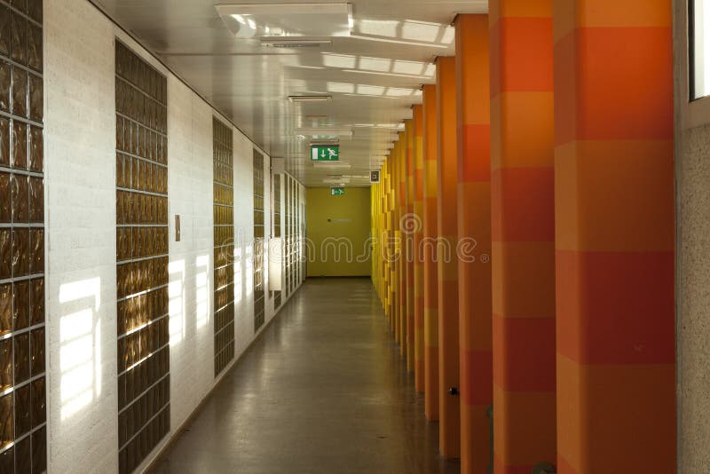 Hall in Prison Bijlmer Bajes Amsterdam Stock Image - Image of indoors ...