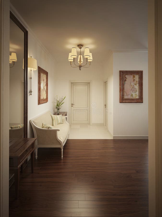 Hall provence style stock photo. Image of room, provence - 48273176