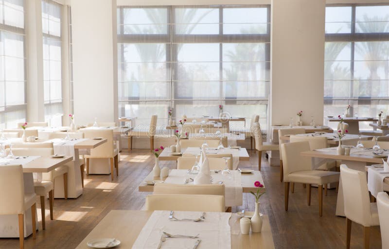 Hall of the restaurant stock photo. Image of public, flat - 86425378