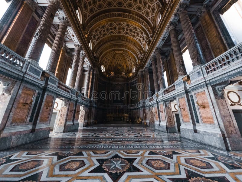 Hall of a Royal Palace Covered in Ancient Marble Editorial Photography ...