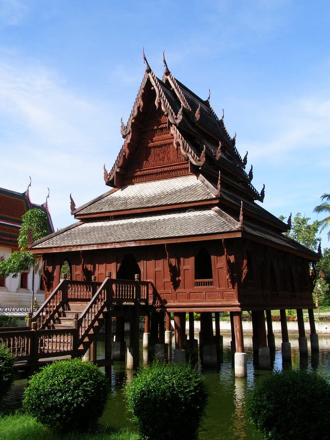 Hall of the Tripitaka stock image. Image of thailand - 27651147