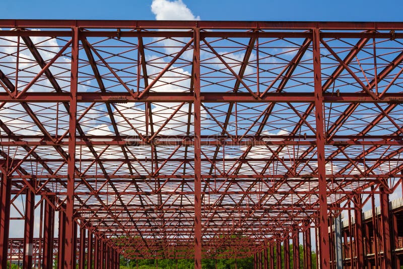 Hall under construction stock image. Image of built, industry - 26451085